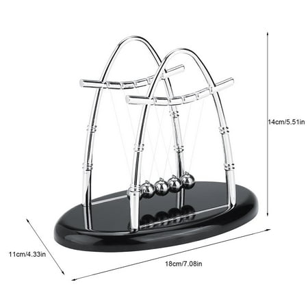 Fosa Newton's Cradle Balance Steel Balls Physics Science Pendulum ...