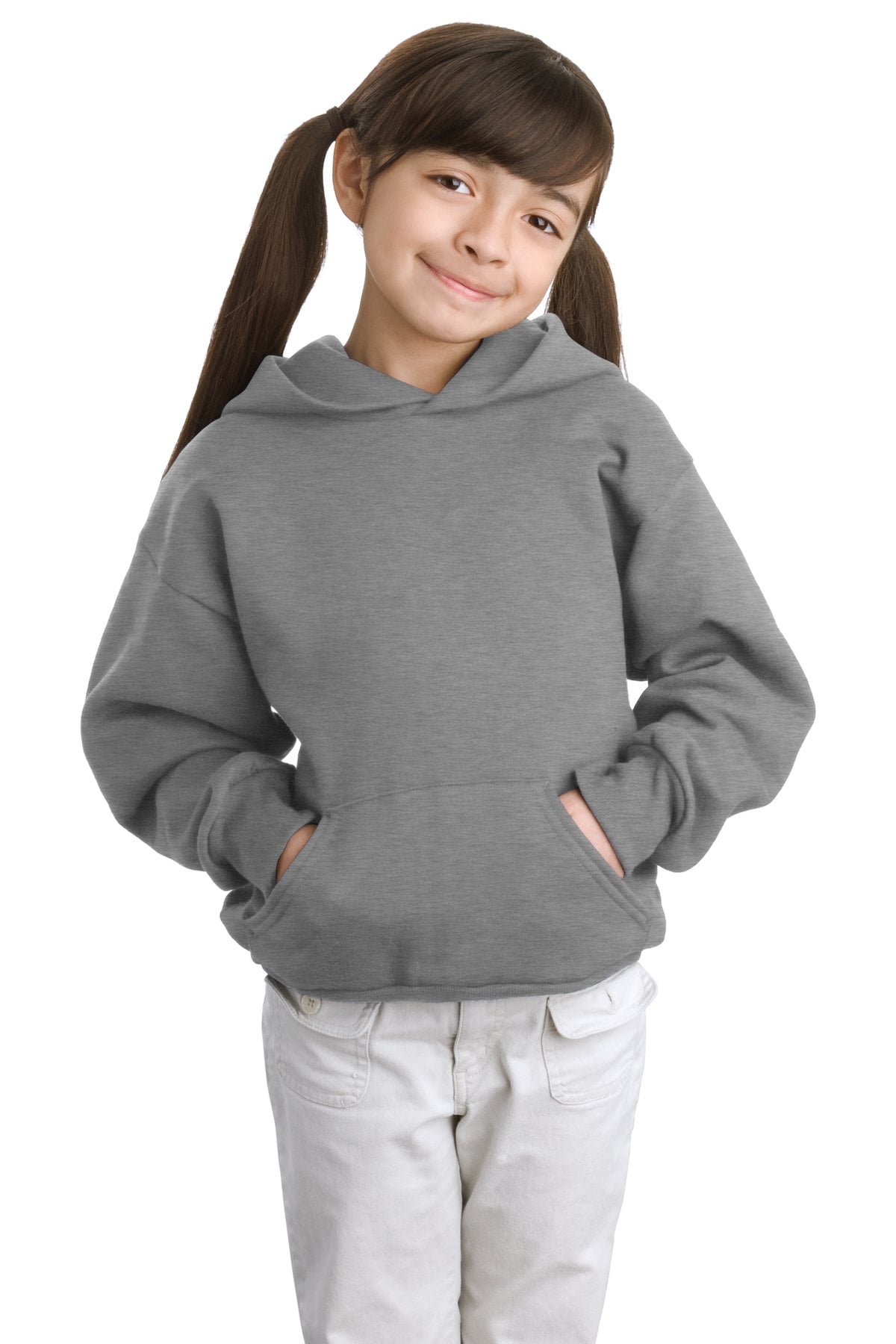 Hanes Girls Pullover Hooded Sweatshirt - P470 - Walmart.com