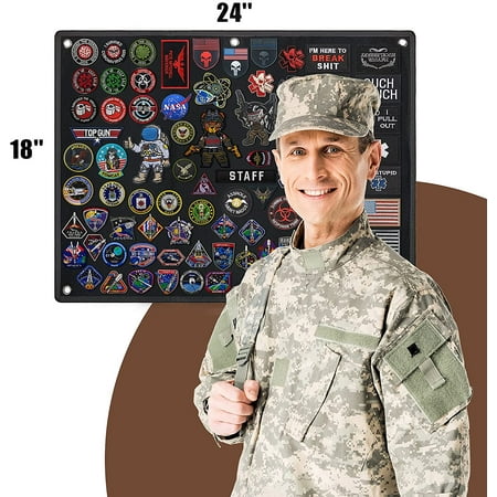 Tactical Patch Display Board 24 x 18 Inch Foldable Military Patch ...