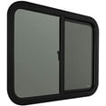 RecPro RV Window | 30" W x 24" H | Teardrop Style Horizontal Slide | 1 ...