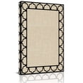 Art Frame Canvas Wall Art for Living Room, Geometric Black Morocco ...