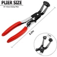 3 count Hose Clamp Kit with Long Wire Spring Hose Clamp for Coolant ...