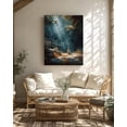 Affixzi Biblical Wall Art, Jesus Praying Artwork, Christian Home Decor ...