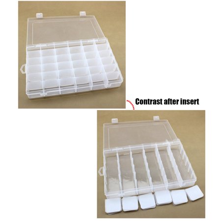 36 Value Electronic Components Storage Assortment Box Adjustable ...