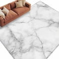 Abstract Marble 8x10 Area Rug for Living Room Sectional Sofa ...