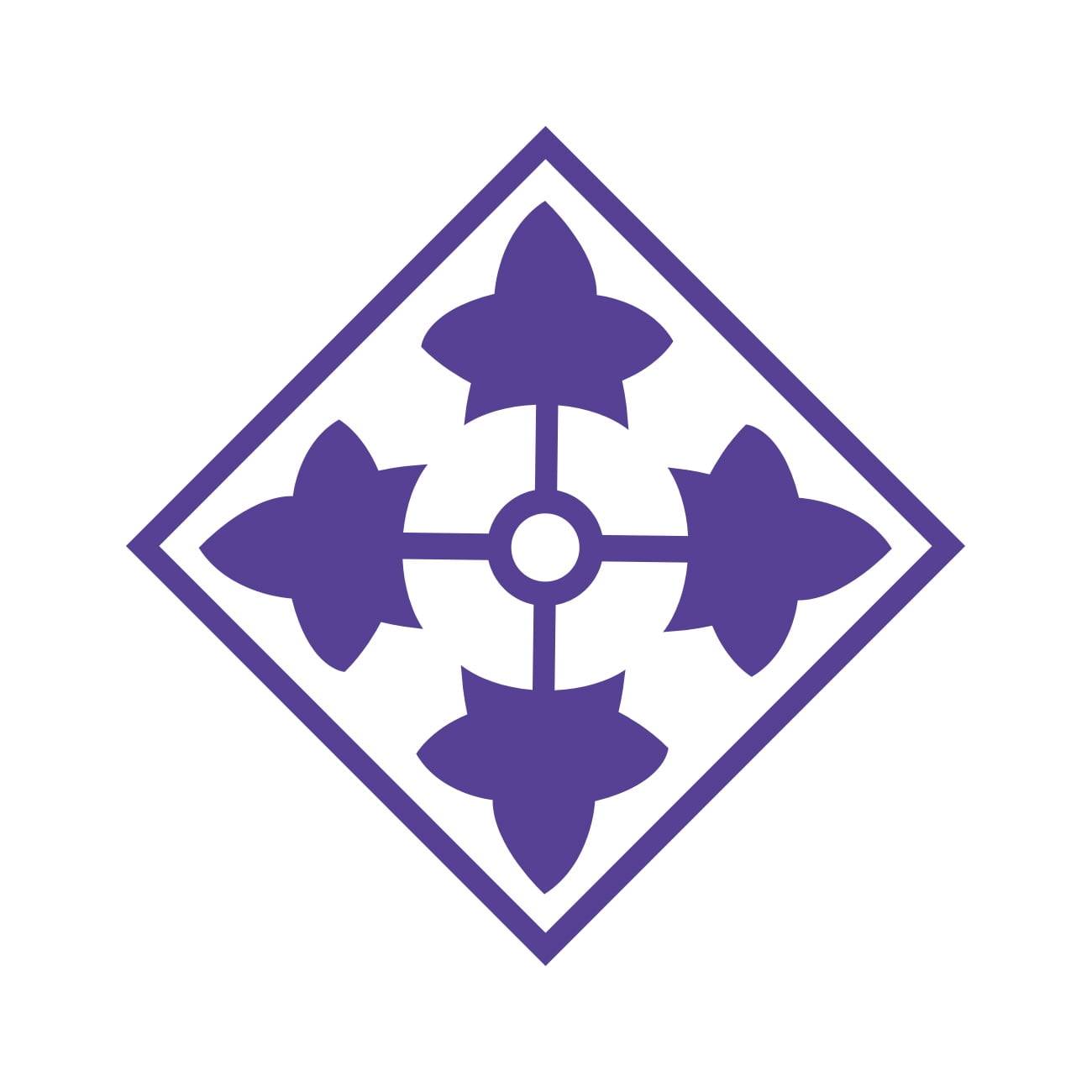 4th ID Infantry Division Sticker Decal Die Cut - Self Adhesive Vinyl ...