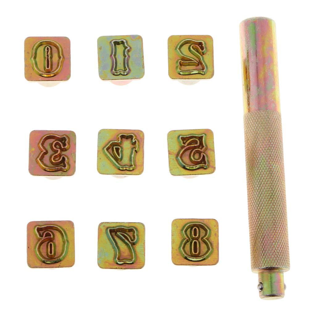9pc 13mm Metal Stamp Punch Set Number 0~8 Die Tool Pressing for ...