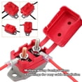 25 Amp 12V-24V Automatic Reset Circuit Breaker with Red Cover Stud Bolt ...