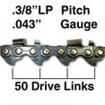 2Pcs Chainsaw Chain for 14-Inch Bar -50 Drive Links – low-kickback ...