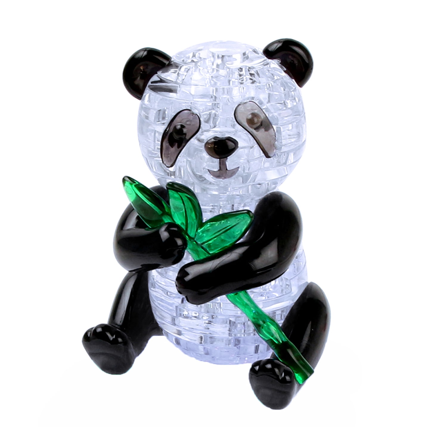 3D Crystal Puzzle Panda Model Assembly Block Toy for Adult Kid Gift ...