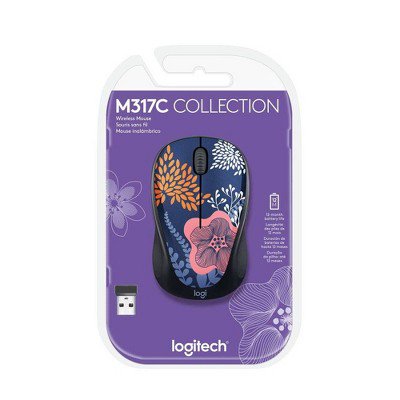 Logitech Mouse - Forest Floral (M317C) - Walmart.com