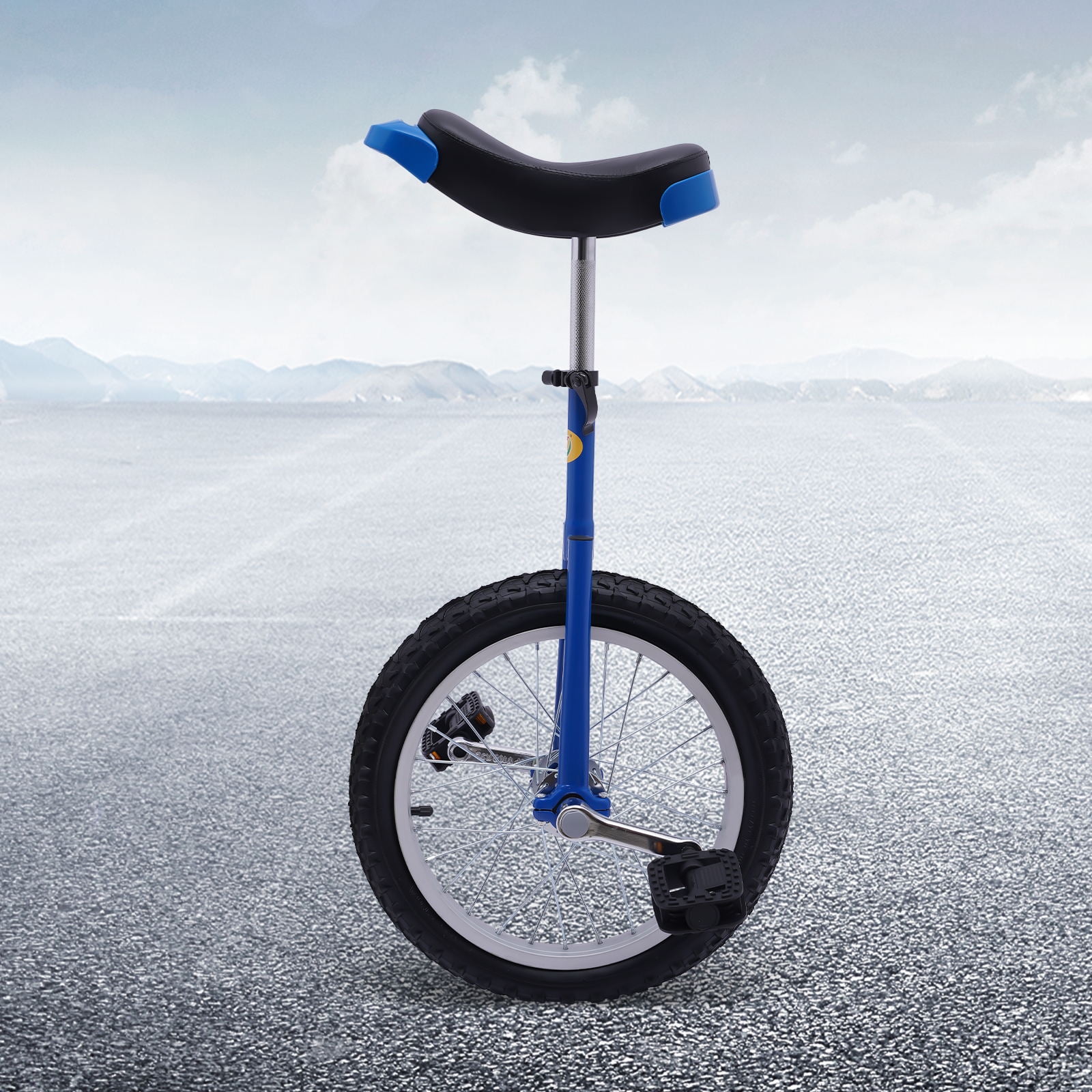 Wuzstar 24 Inch Wheel Outdoor Unicycle Adjustable Seat Exercise Bicycle ...