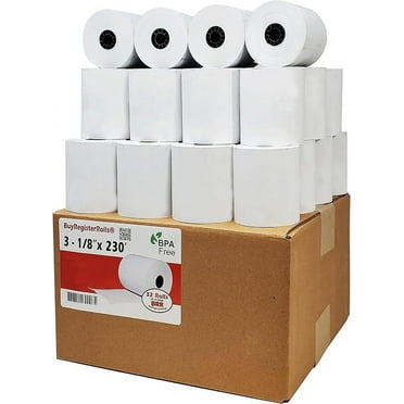 BuyRegisterRolls 2 Ply Carbonless Rolls (50 Rolls) 3 X 95 Feet ...
