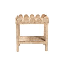 bali & pari Maverick Rattan End Table, Brown - Walmart.com