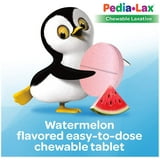 Pedia-Lax Laxative Chewable Tablets for Kids, Ages 2-11, Watermelon ...