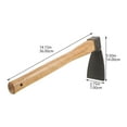 Steel Hoe Gardening Digging Soil Hoe Lightweight Digging Hoe Farming ...