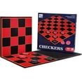 Point Games Classic Checkers Board Game - Interlocking Pieces with ...