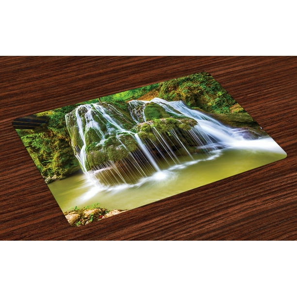 White Waterfall Dining Table