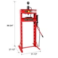 Hydraulic Shop Press, 30 Ton H-Frame Pneumatic Shop Press with Press ...