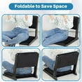 Foldable Tatami Chair, Upholstered Japanese Style Floor Seat, Wood ...
