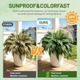 49 inch 96 Leaves Ferns Large, Artificial Outdoors Faux Fern for Porch ...