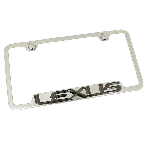 Lexus 3D Pearl Name License Plate Frame (Black) - Walmart.com - Walmart.com