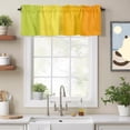 Colorful Gradient Valances for Windows Green Yellow Orange Ombre ...