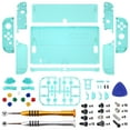 eXtremeRate Emerald Green Custom Full Set Shell for Nintendo Switch ...