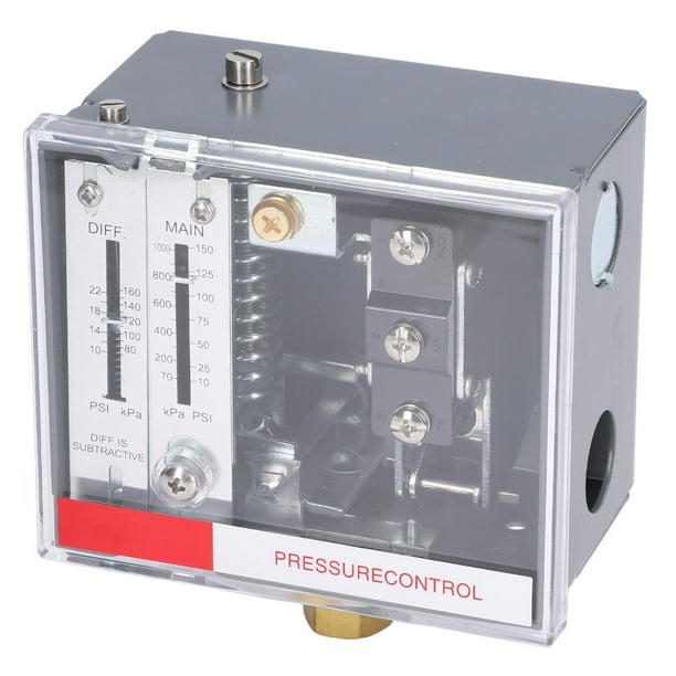 Pressure Controller, Pressure Control Switch Alarming NPT1/4-18 Detecting 10-150psi Range ...