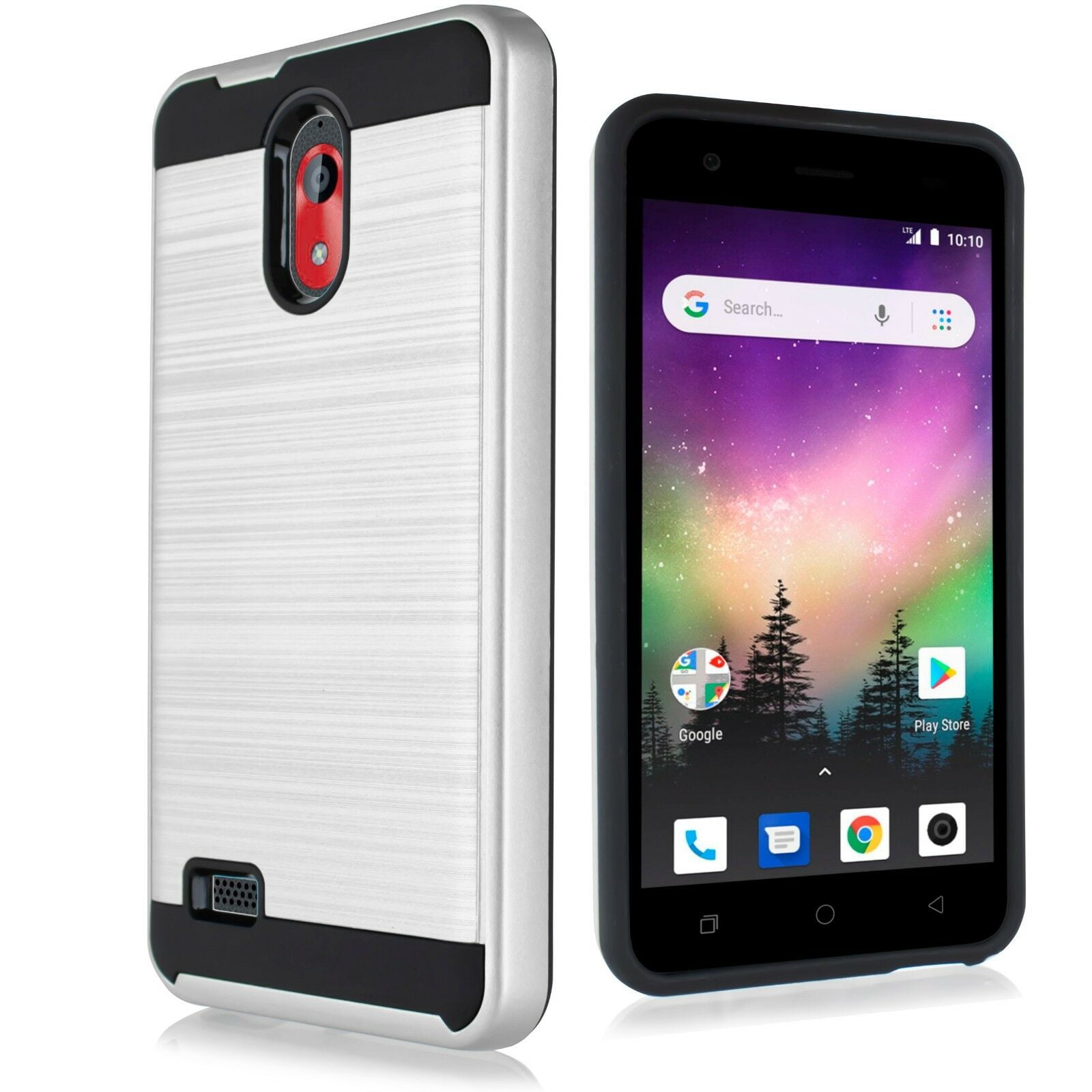 for 5" COOLPAD ILLUMINA 3310 Brushed Metal Slip Resistant Dent Guard ...