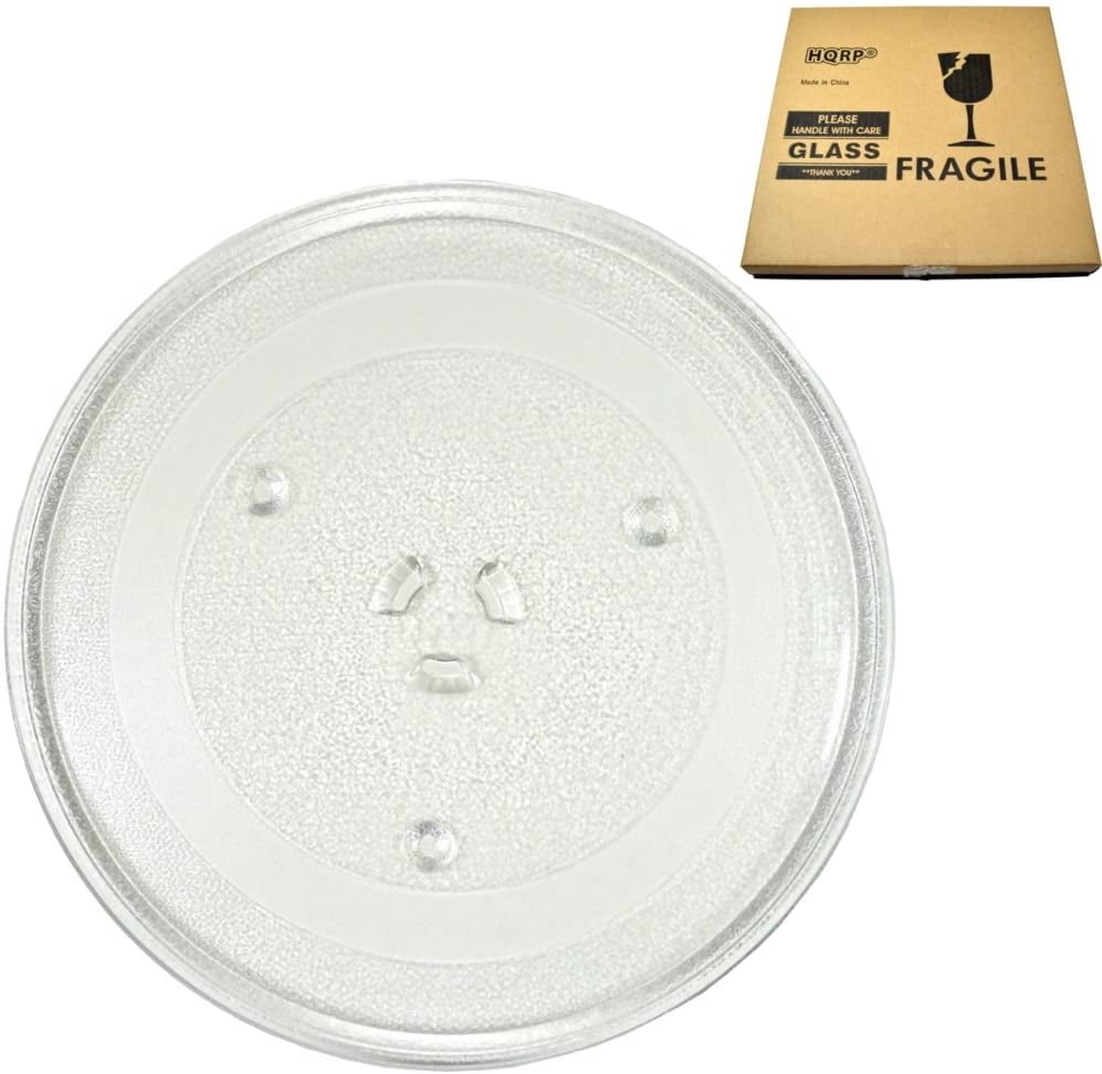 HQRP 10-inch Glass Turntable Tray for Samsung DE74-00027 DE74-00027A ...