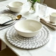 4Pcs Kitchen Pot Holders Set ，Trivets Set ，100% Pure Cotton Trivets ...