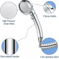 Qcqhdu High Pressure Handheld Shower With Head On Off Pause Switch 3