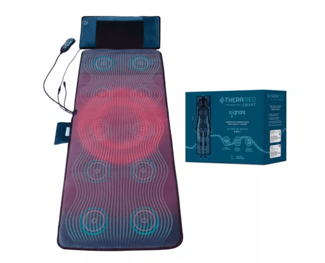 Sognare Theramed Smart Colchoneta de Masaje con 3 Terapias: Calor ...