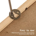 20 Pcs Round Keyhole Hangers 25mm Metal Picture Frame Hanging Plate ...