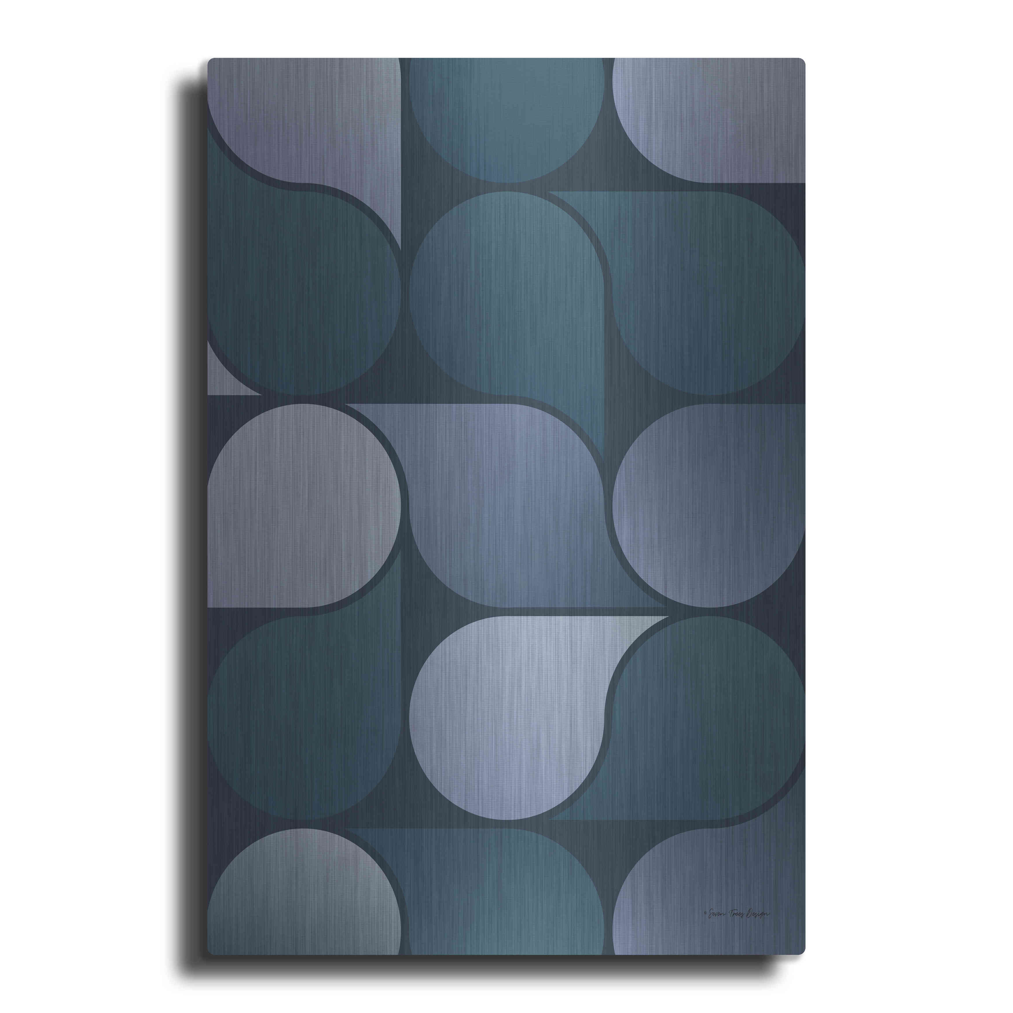 Luxe Metal Art 'Geometric Loop' by Seven Trees Design, Metal Wall Art ...