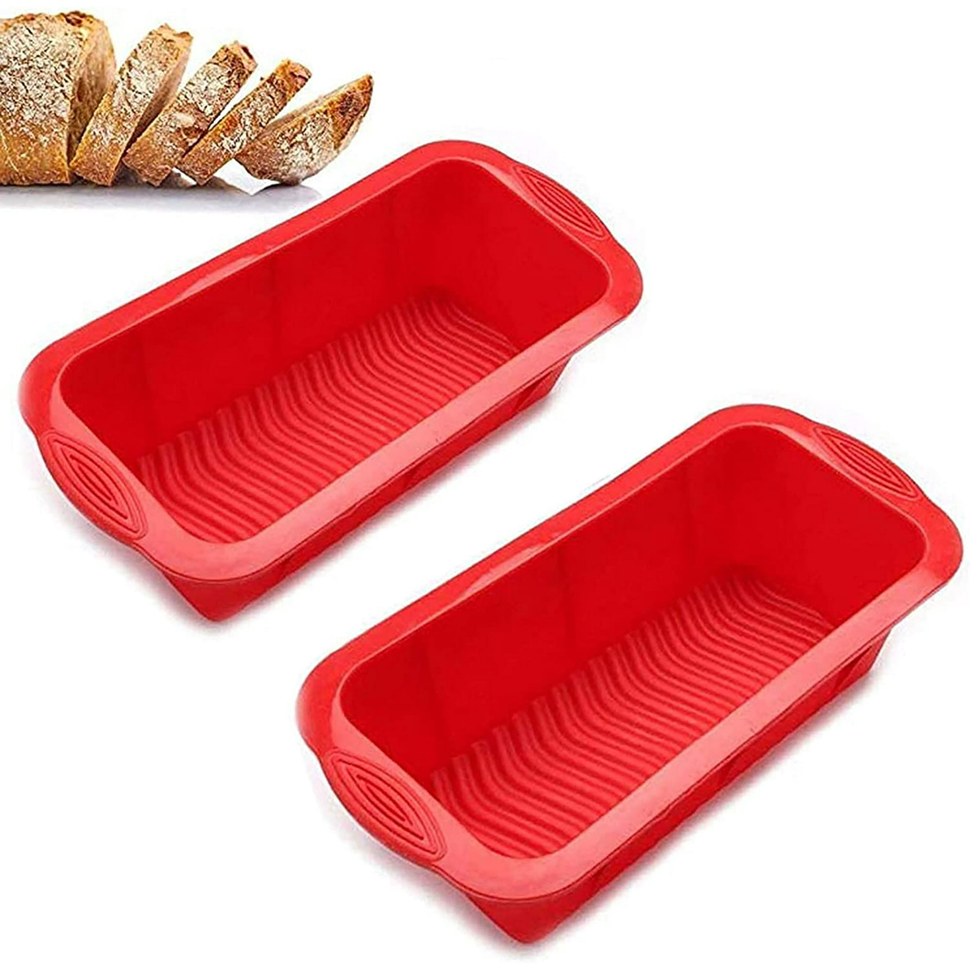 Click here for Nieqiuyun 2 Pcs Silicone Rectangular Loaf Pan  Sil... prices