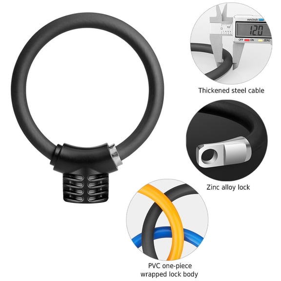 Bell Lock Cable Key Ballistic 500 Armor Lock, 4' - Walmart.com