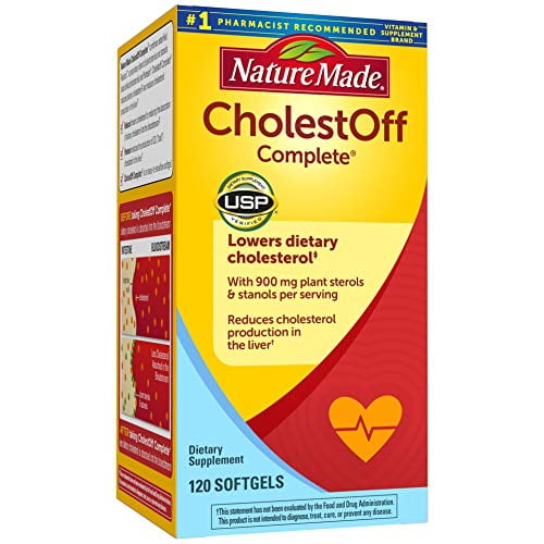 Nature Made CholestOff Complete, Dietary Supplement for Heart Health ...