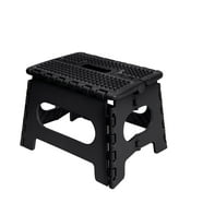 House 2 Home, 12.5" Plastic One Step Folding Step Stool with Grip ...