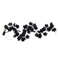 Black Garland Halloween Artificial Black Maple Leaf Garlands Fall ...