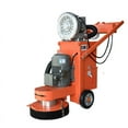 EQCOTWEA Hand-push Concrete Floor Grinder with Blower Ground Polishing ...