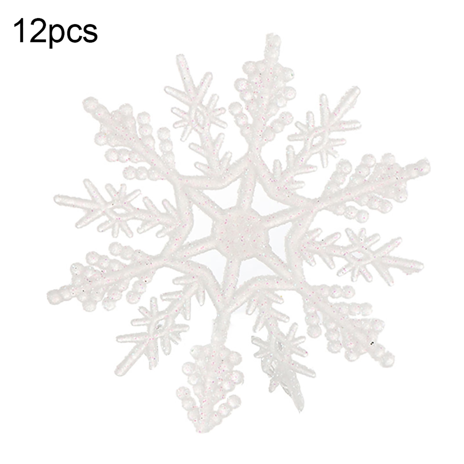 12PCS Snowflake Ornaments Christmas Winter Decorations, Hanging ...
