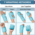 2PCS Wrist Ice Pack Wrap, Comfytemp Reusable Hot Cold Pack for Hand ...