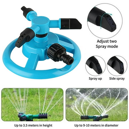 Flywake Automatic Sprinkler 360 Degree Agricultural Irrigation Watering ...