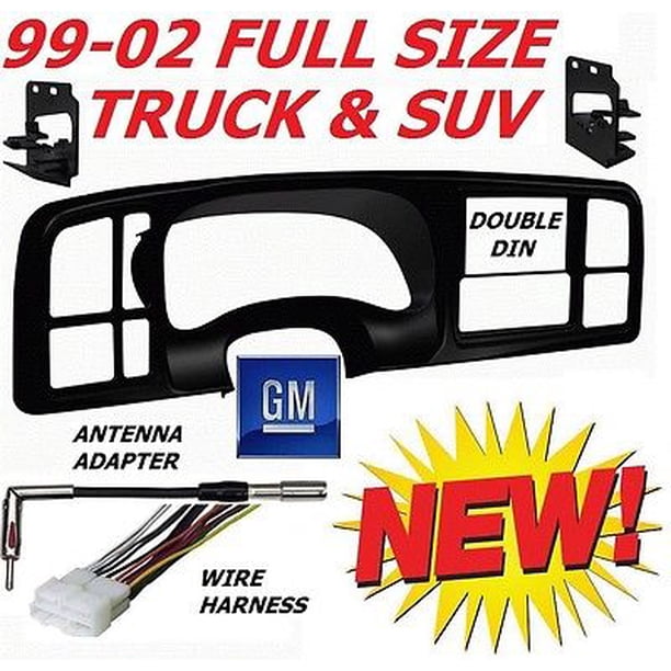 1999 silverado double din conversion kit