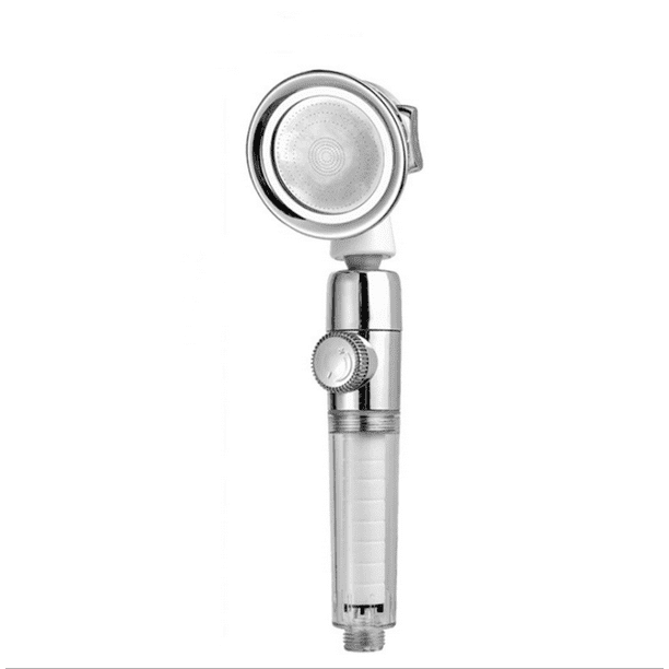 Large pressurized hand-held shower nozzle, three-stage water-stop bath ...