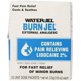 Water-Jel Technologies 3.5 Gram Unit Dose Packet Burn Jel Topical Gel ...