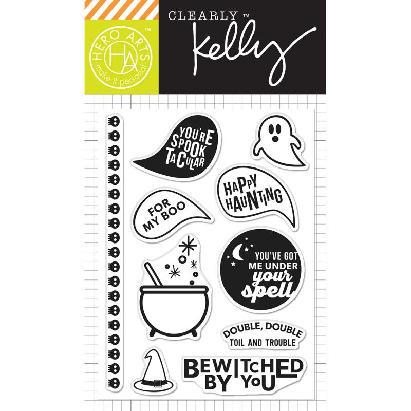 Kelly Purkey Clear Stamps 3"x4"-spooktacular - Walmart.com