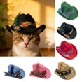 AOOOWER Unique Cats Denims Hat Fun Accessory Decorative Pet Hat For ...